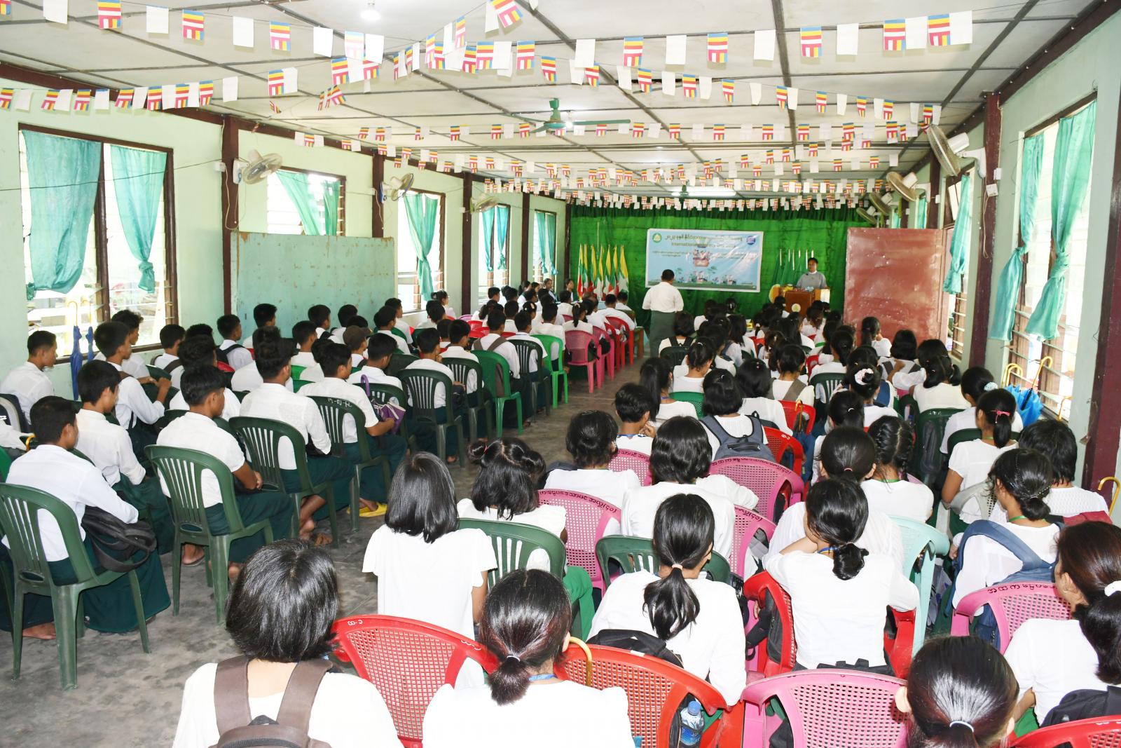 ရခိုင်ပြည်နယ် မောင်တောမြို့၌ မီးဘေးအန္တရာယ် ကြိုတင်ကာကွယ်နိုင်ရေးအတွက